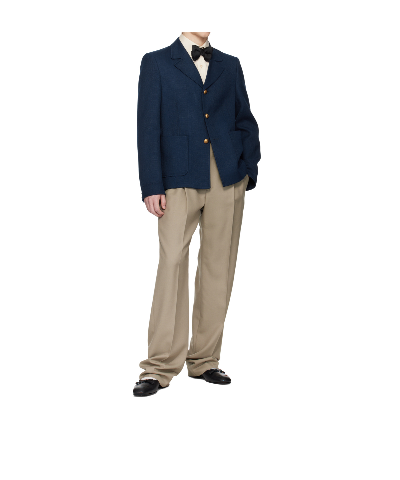 VALENTINO Valentino Button-Up Long Sleeve Blazer